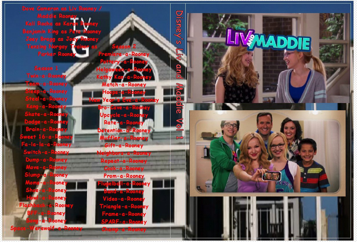 Disney’s Liv and Maddie Complete Series on 10 DVDs