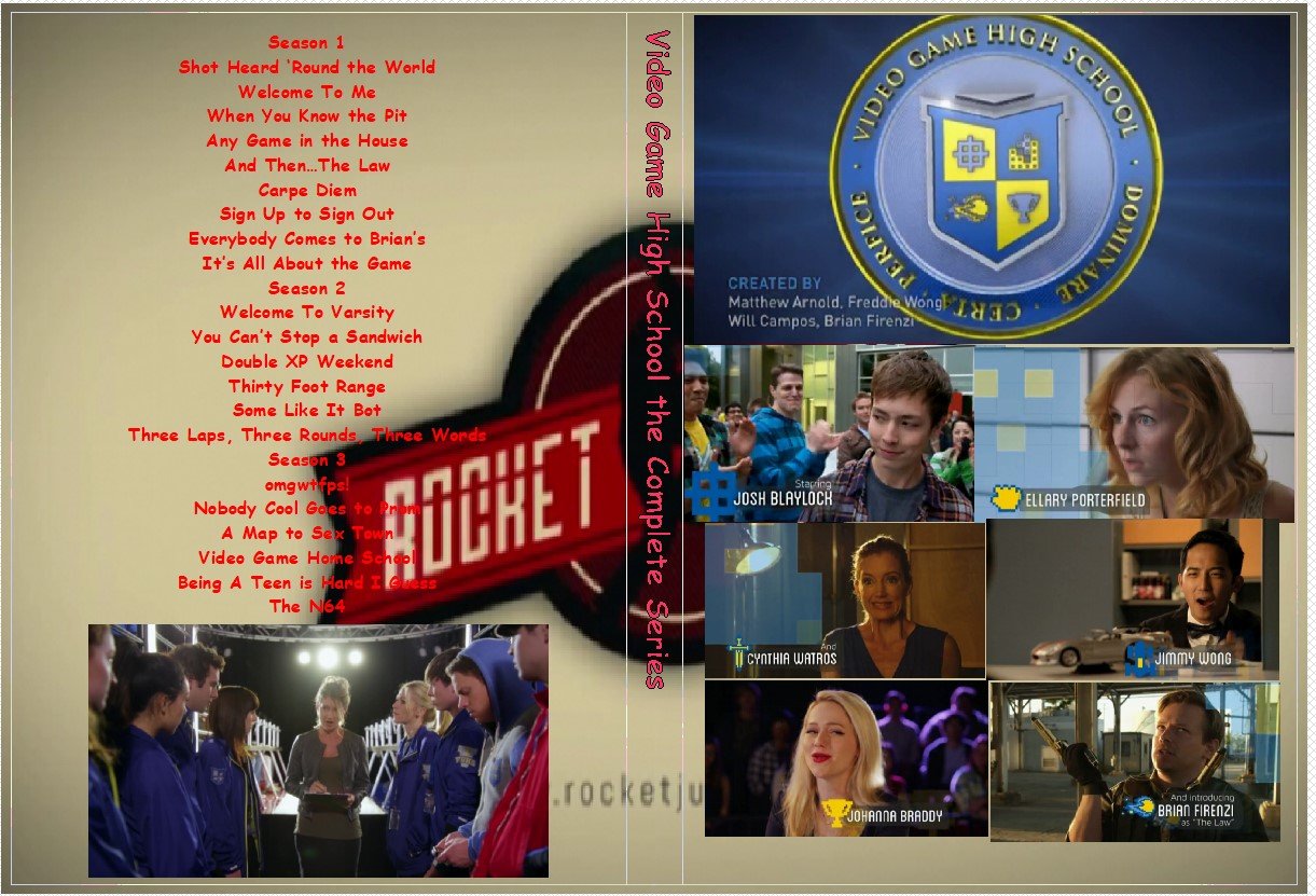 Video Game High School the Complete Series on 4 DVD’s