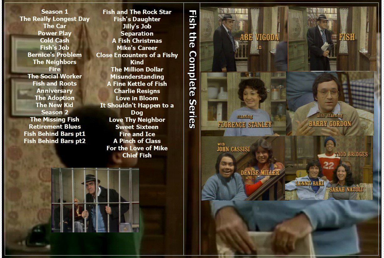 Fish the Complete Series on 4 DVD’s Abe Vigoda Barney Miller Spin-off