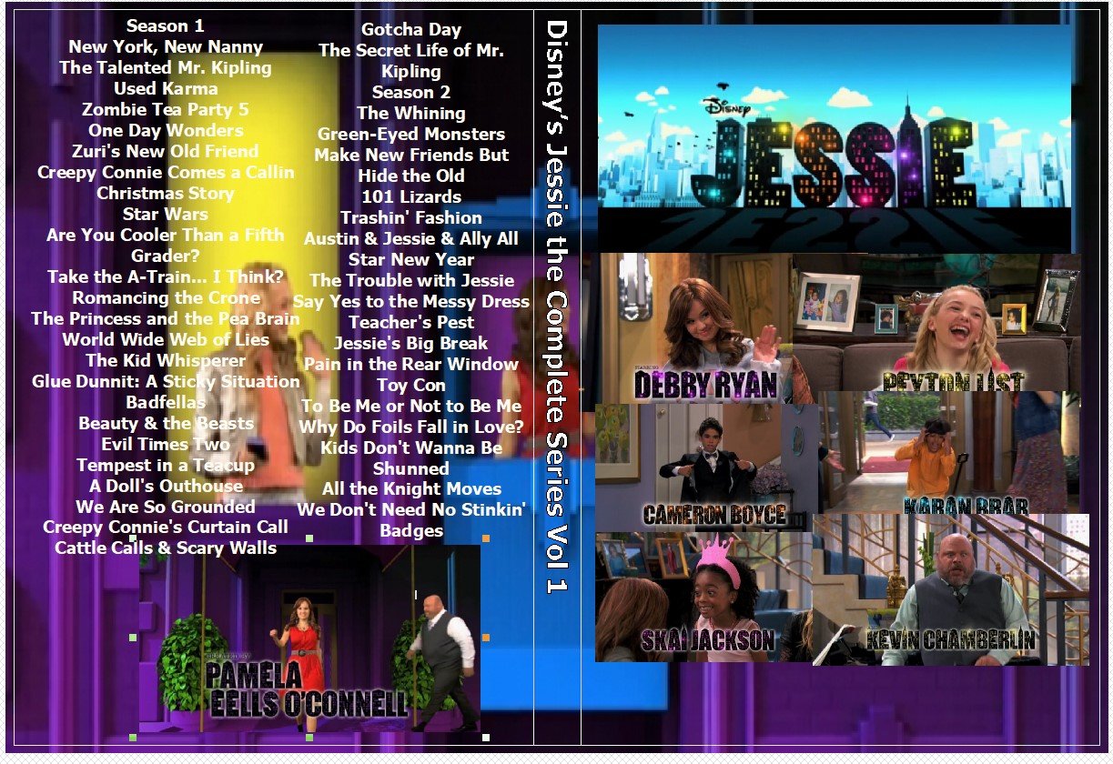 Disney’s Jessie the Complete Series on 12 DVD’s