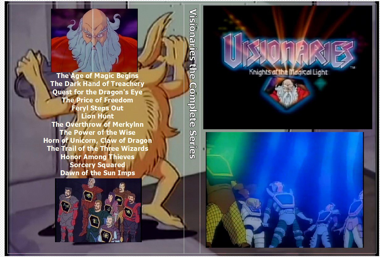 Visionaries, Knights of the Magical Lights the Complete Series On 2 DVD’s
