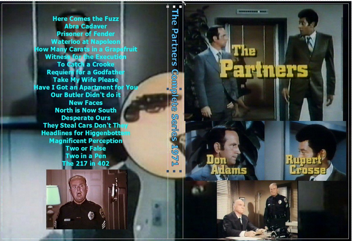 The Partners Complete Series 1971 on 3 DVD’s Don Adams Dick Van Patten