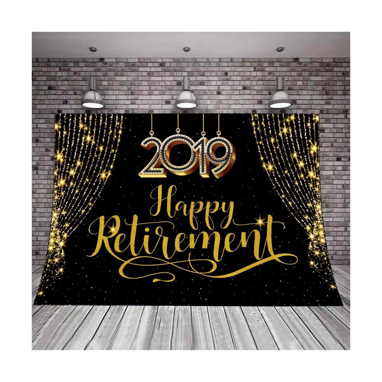 Retirement Backdrop Retire Banner Congratulation Photography Background ...