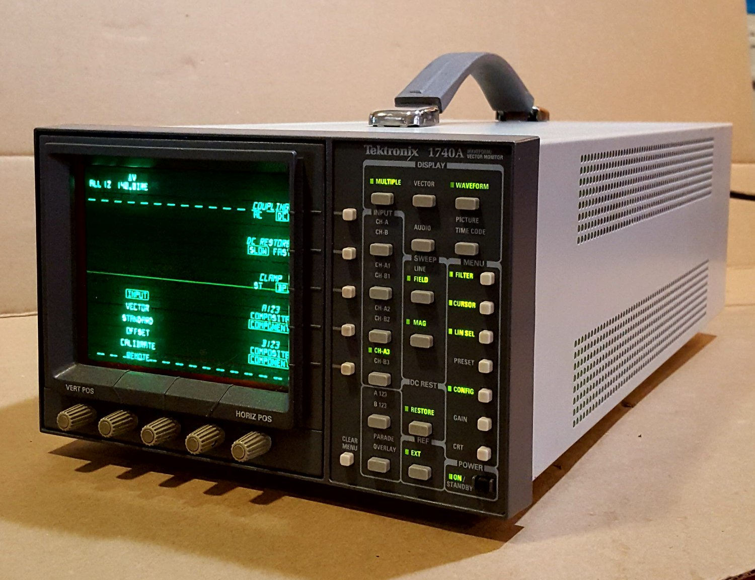 Tektronix 1740A Waveform Vector Monitor