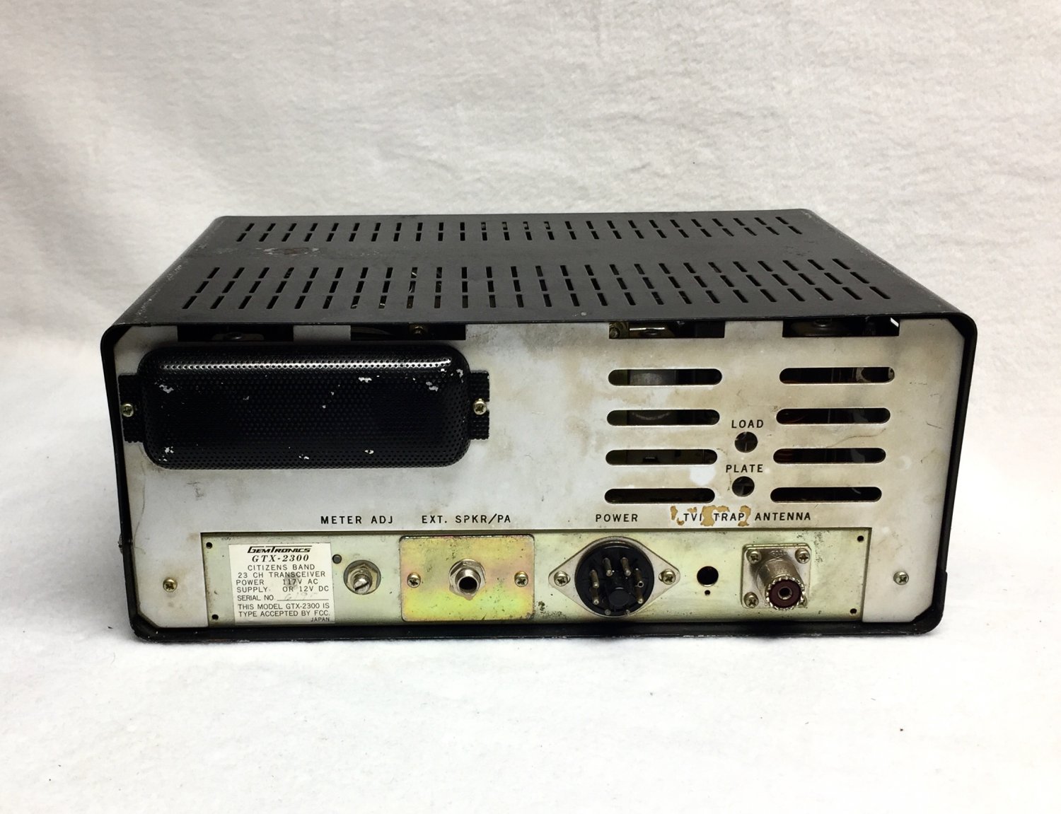 Vintage Gemtronics GTX-2300 23 Channel Tube CB Radio