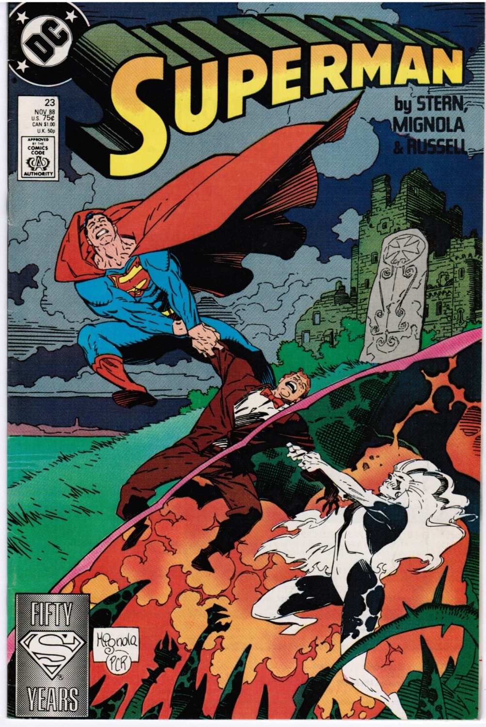 Superman #23 DC Comic 1988 Origin of Silver Banshee