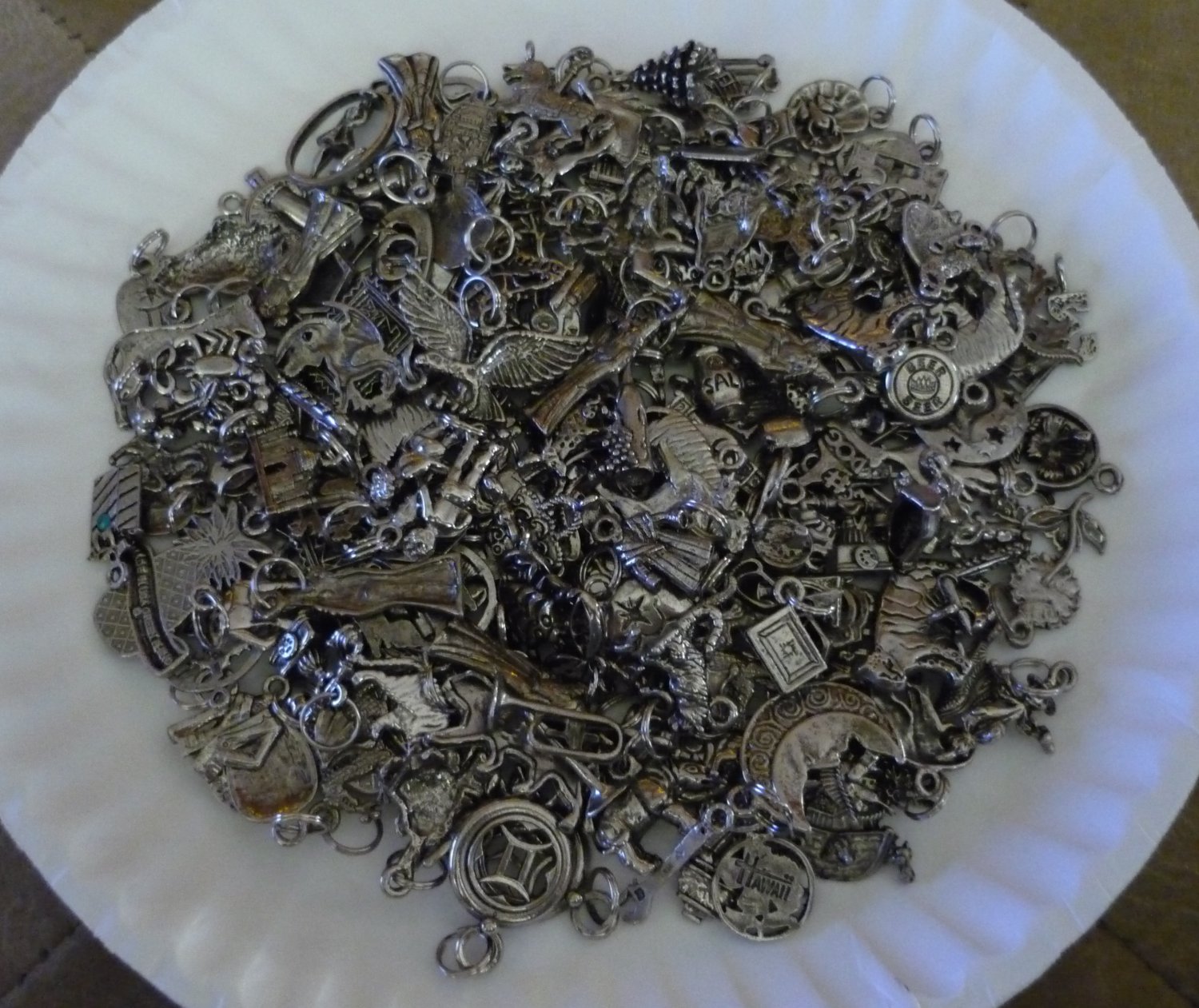 Solid Iridium Fine Jewelry Lot 1 Troy oz Pendants and Charms Rare