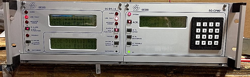 Sur-Gard SG-DRL2 & SG-CPM2 Central Alarm Receiver Security W/Power ...