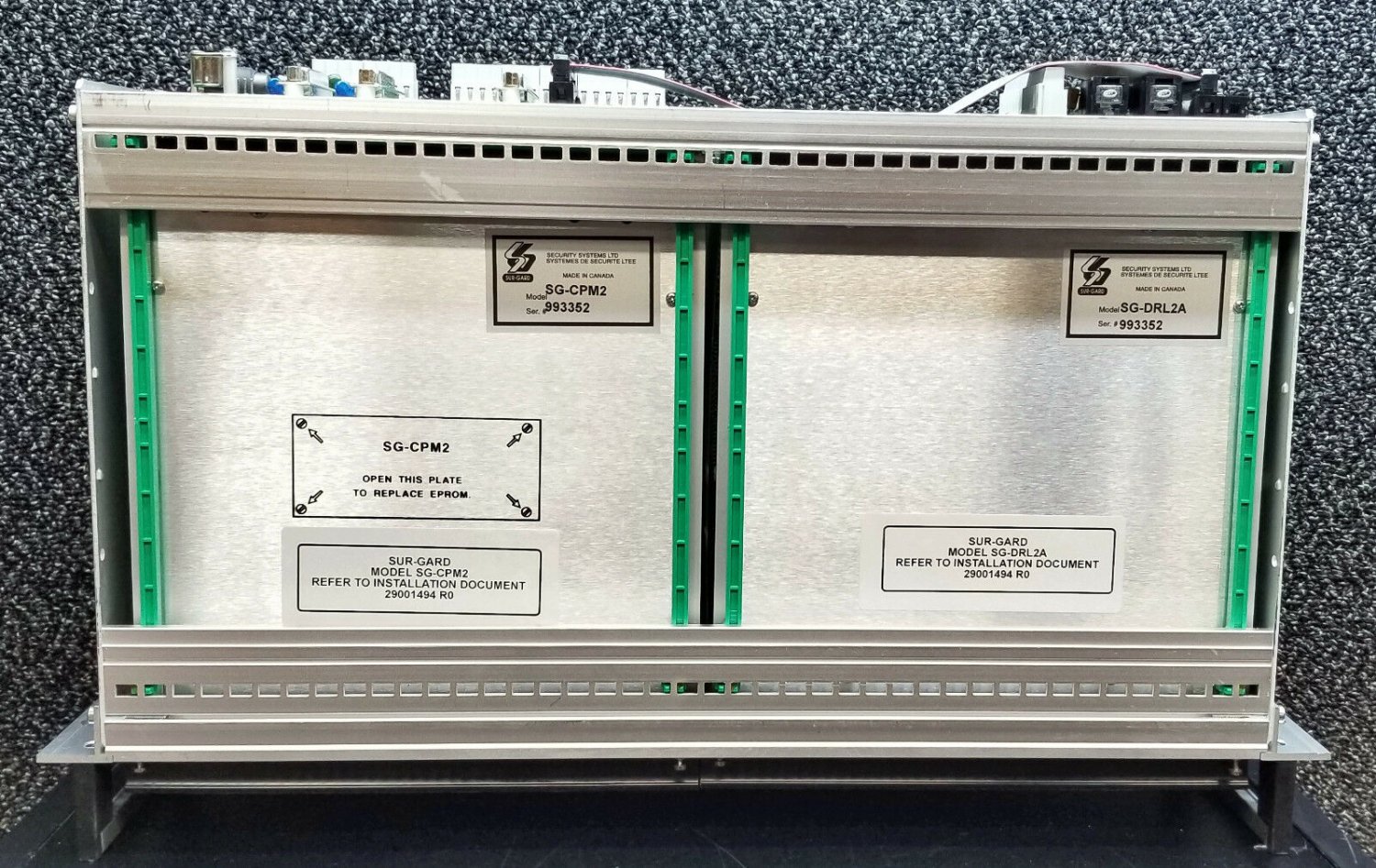 Sur-Gard SG-DRL2 & SG-CPM2 Central Alarm Receiver Security W/Power ...