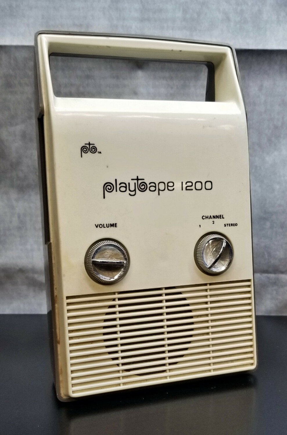 Vintage Playtape 1200, 2 Track Tape Player - Rare Media Format Player