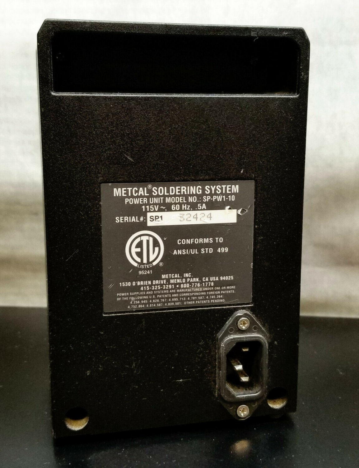 Metcal SP200 SmartHead Soldering System SP-PW1-10 Power Unit