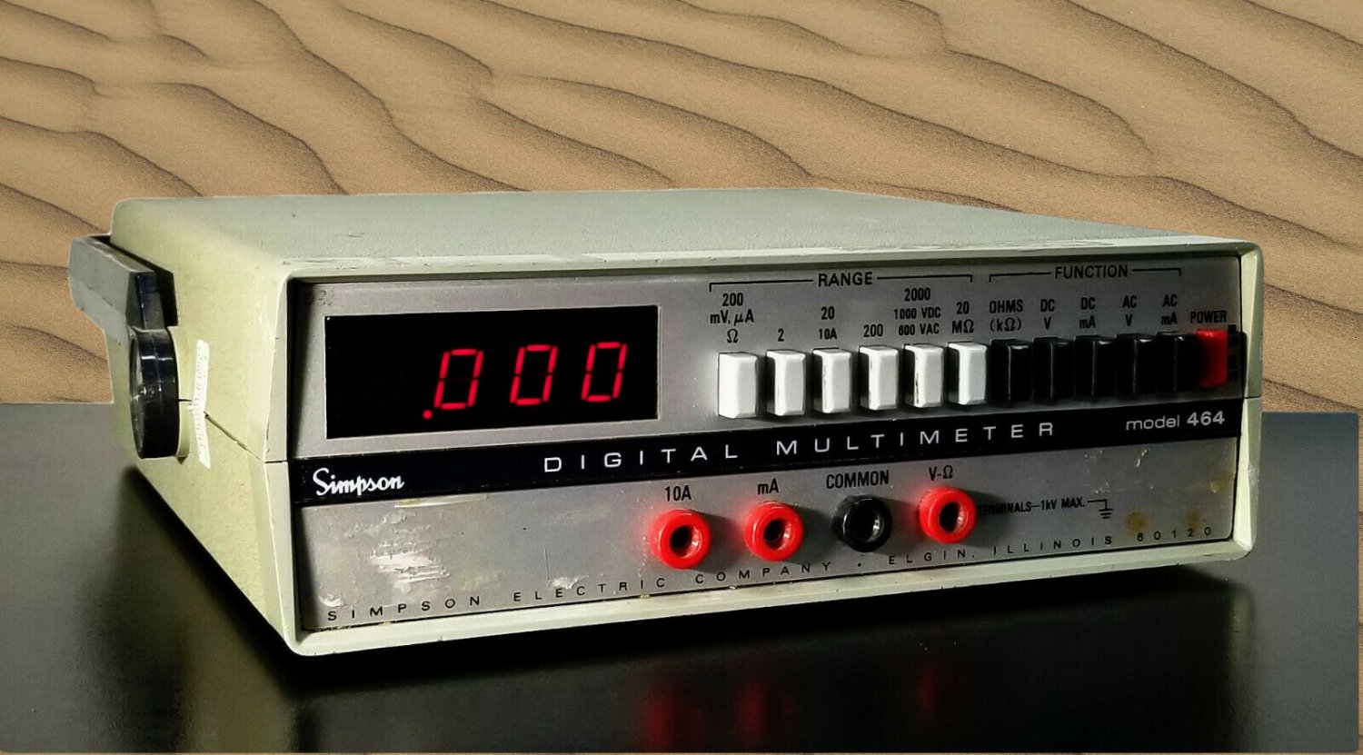 Simpson Model 464A Electronic Digital Multimeter