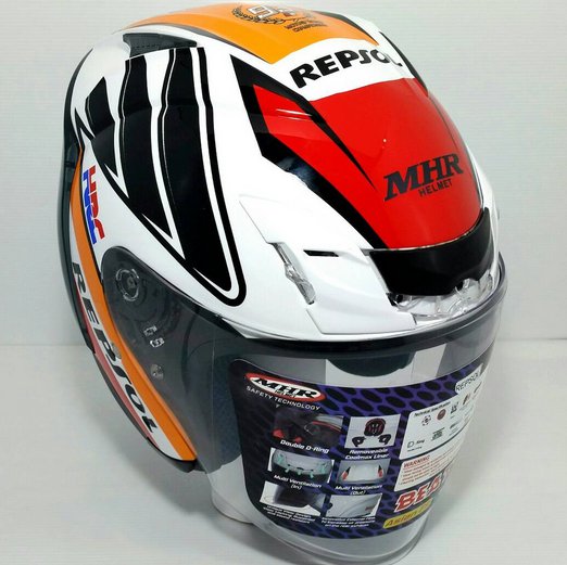 Helmet MHR HONDA Repsol Sirim Approved with Box