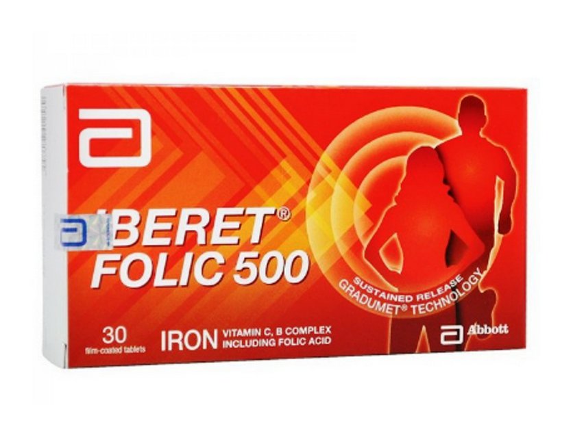 ABBOTT IBERET FOLIC 500 30S
