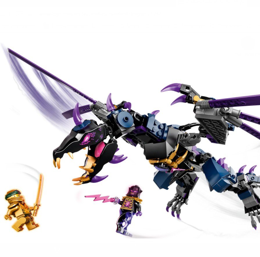 NINJAGO Legacy Overlord Dragon Ninja Playset Building Kit (no Box)