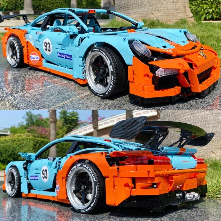 Porsche 911 GT3 RS Compatible Building Blocks