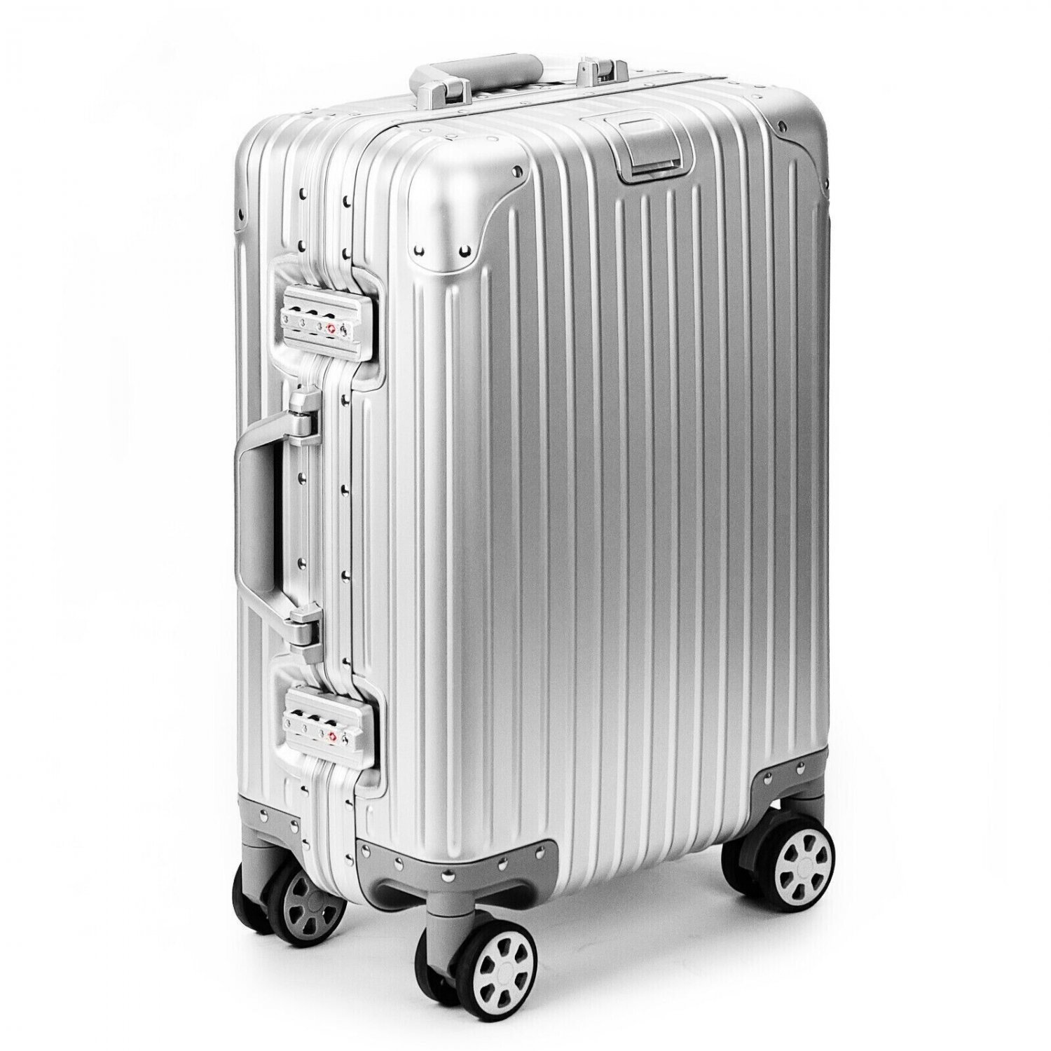 Full Aluminium 26" Luggage Suitcase Plus Spinner Carry on with TSA Lock