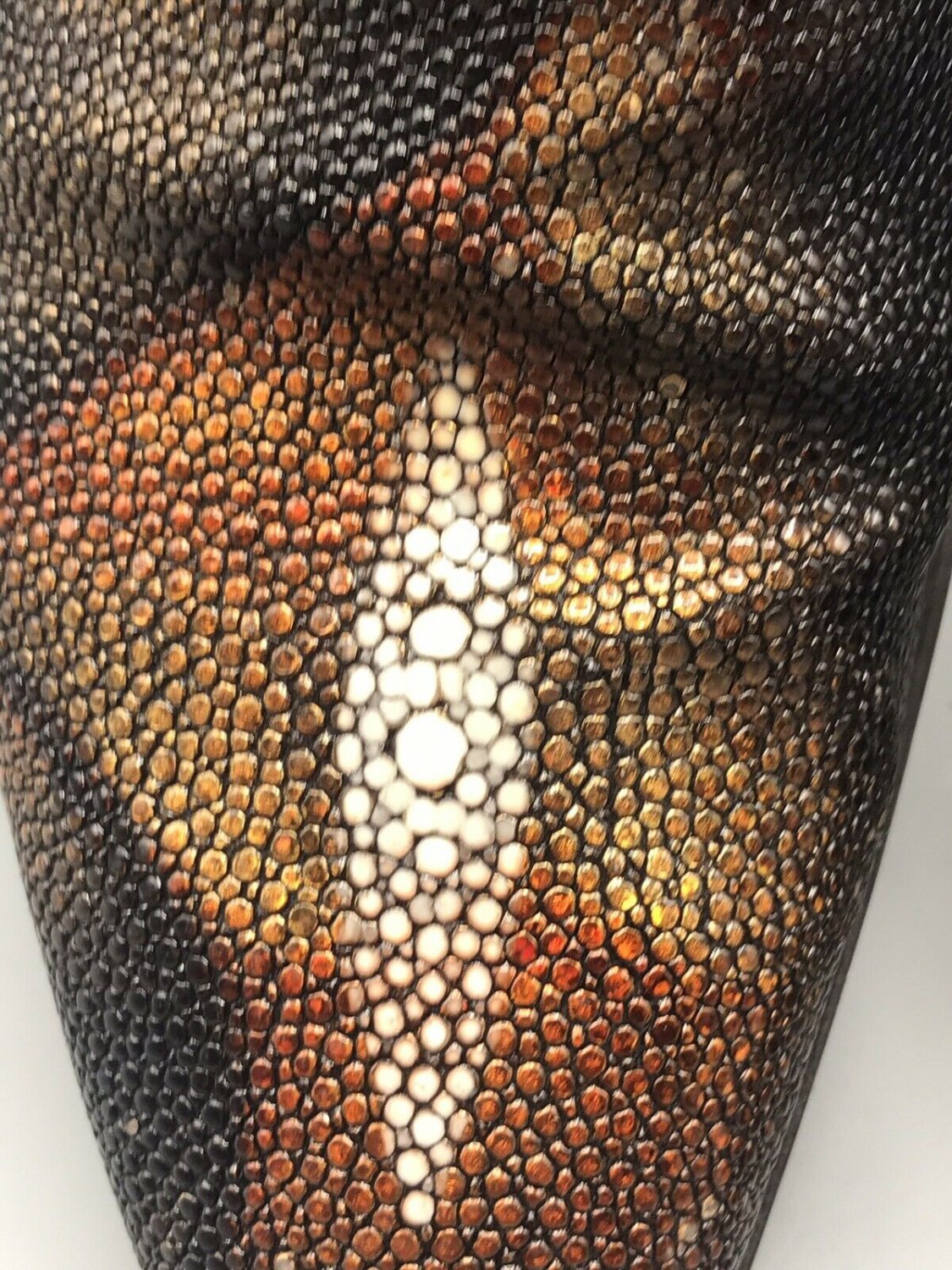 Carlo Ventura Mens Shagreen Shark Ray Shoes Rare!