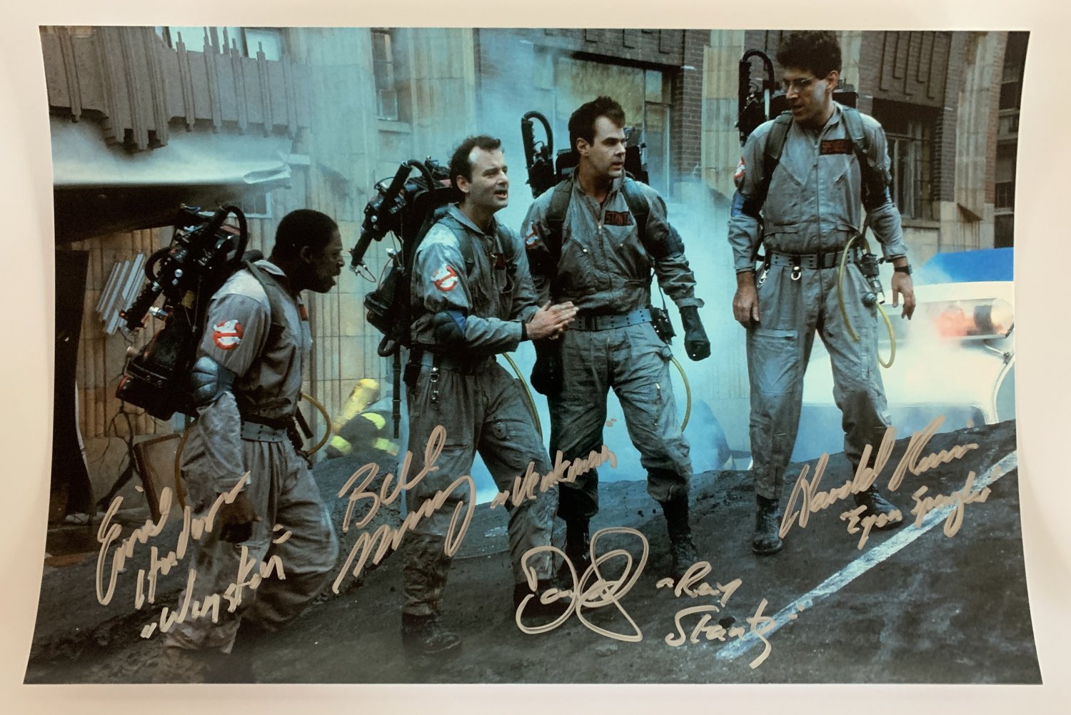 Ghostbusters cast signed autographed 8x12 photo photograph Bill Murray ...