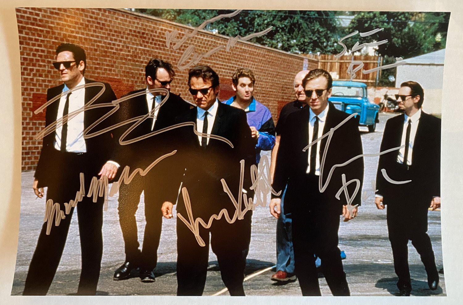 Reservoir Dogs cast signed autographed 8x12 photo Harvey Keitel Tim Roth