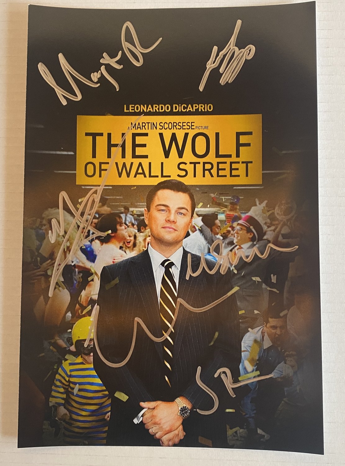The Wolf of Wall Street cast signed autographed 8x12 photo Leonardo ...