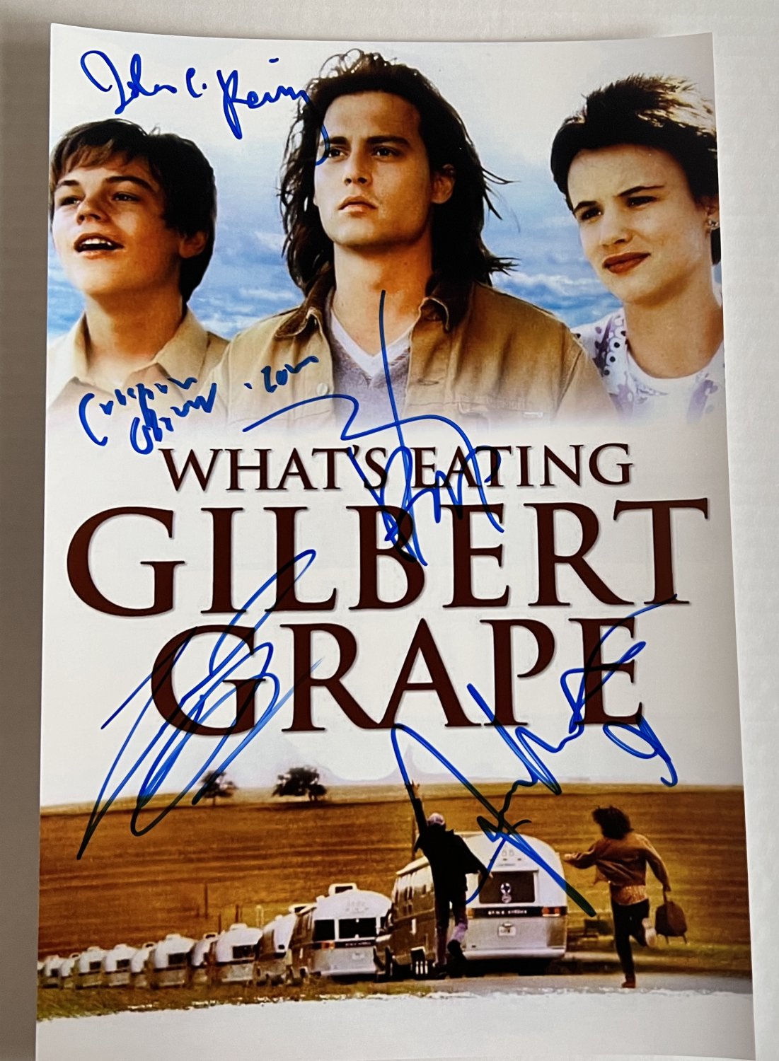 What's Eating Gilbert Grape cast signed autographed 8x12 photo Johnny ...