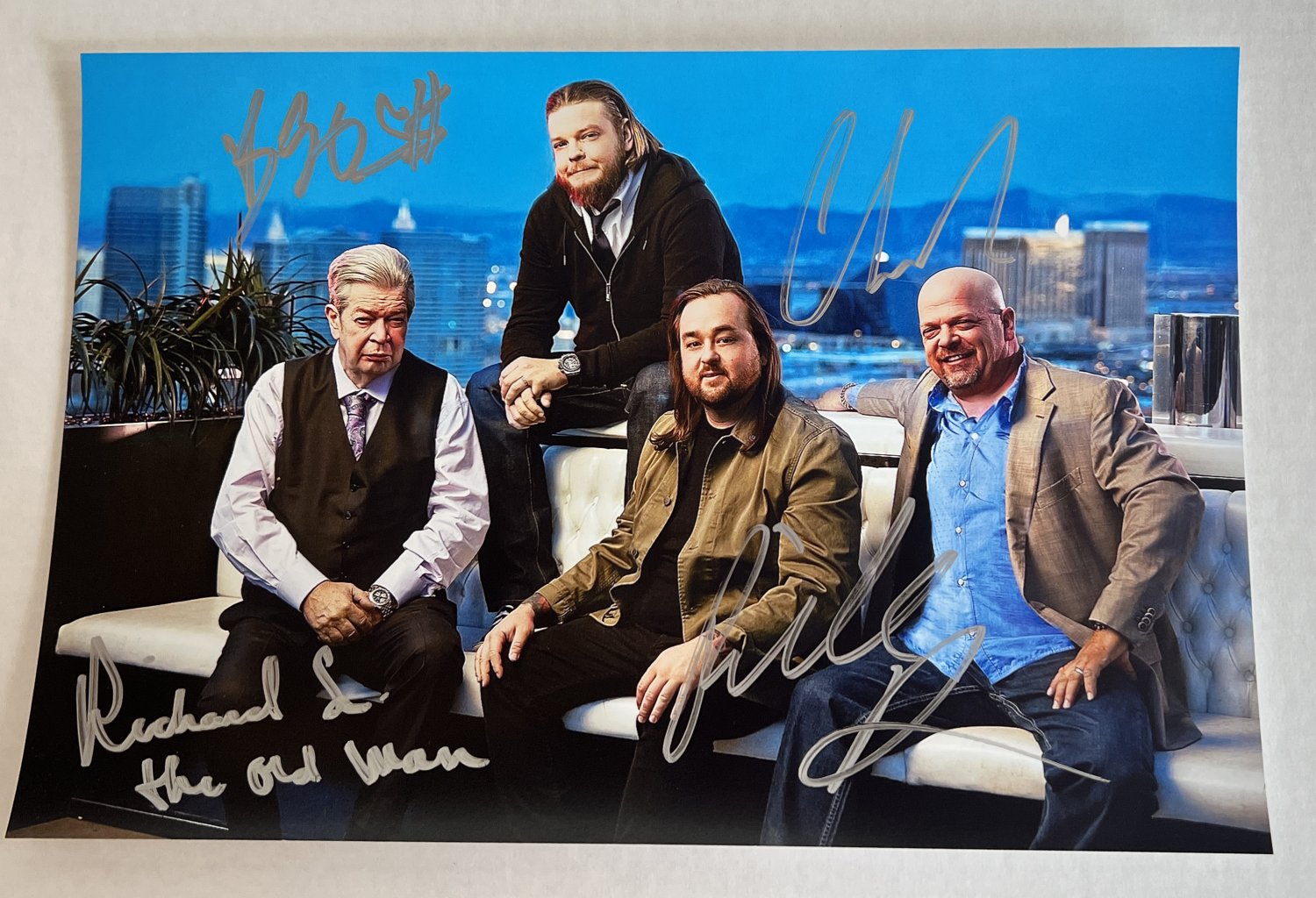Pawn Stars cast signed autographed 8x12 photo Rick Richard Harrison ...