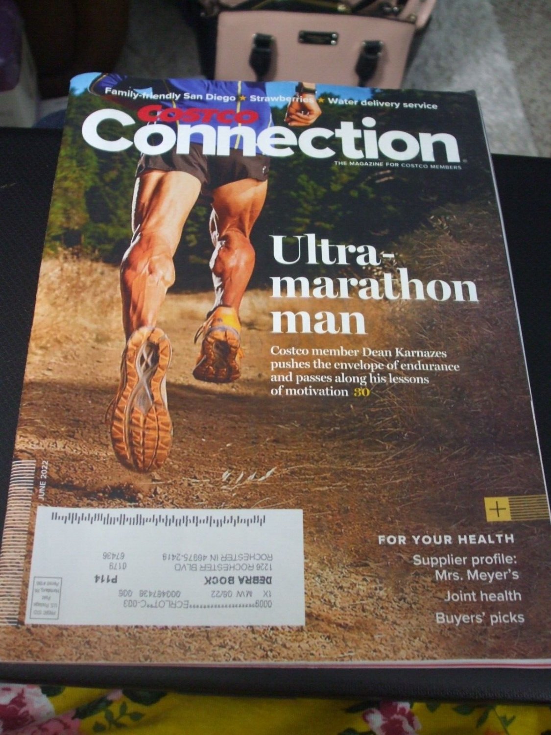 Costco Connection Magazine - Ultra-Marathon Man Cover - June 2022