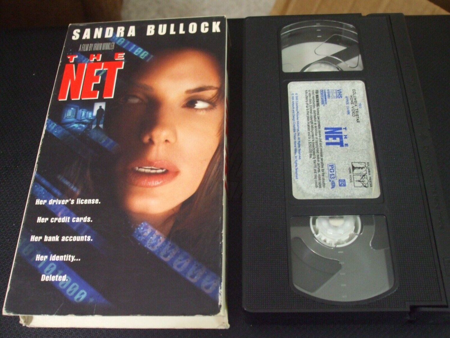 The Net (VHS, 1996, Closed Captioned)