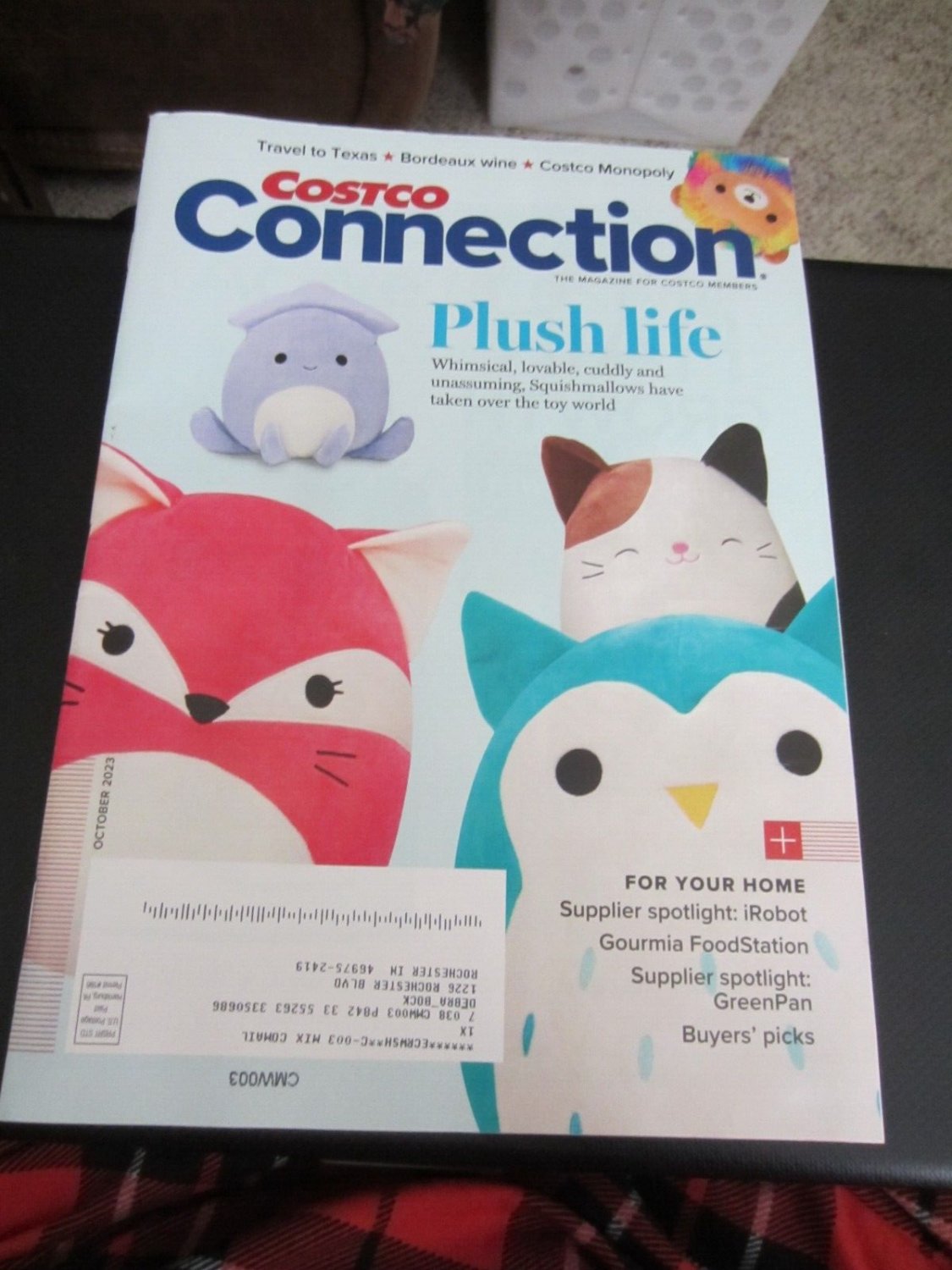 Costco Connection Magazine - Squishmallows Cover - October 2023