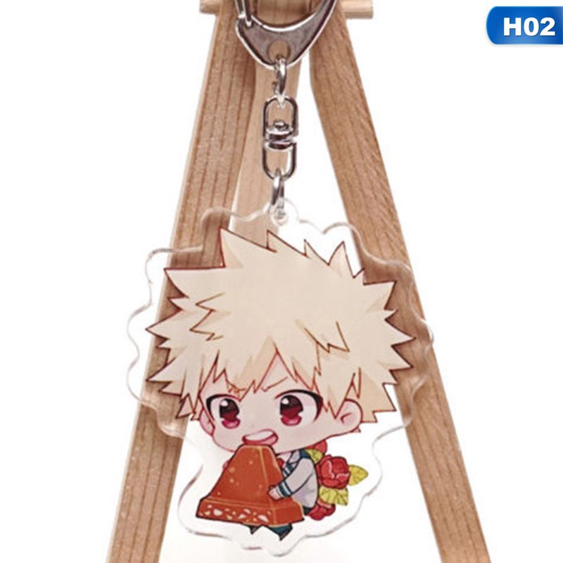 My Hero Academia Chibi Katsuki Bakugou Acrylic Keychain Keyring Pendant ...