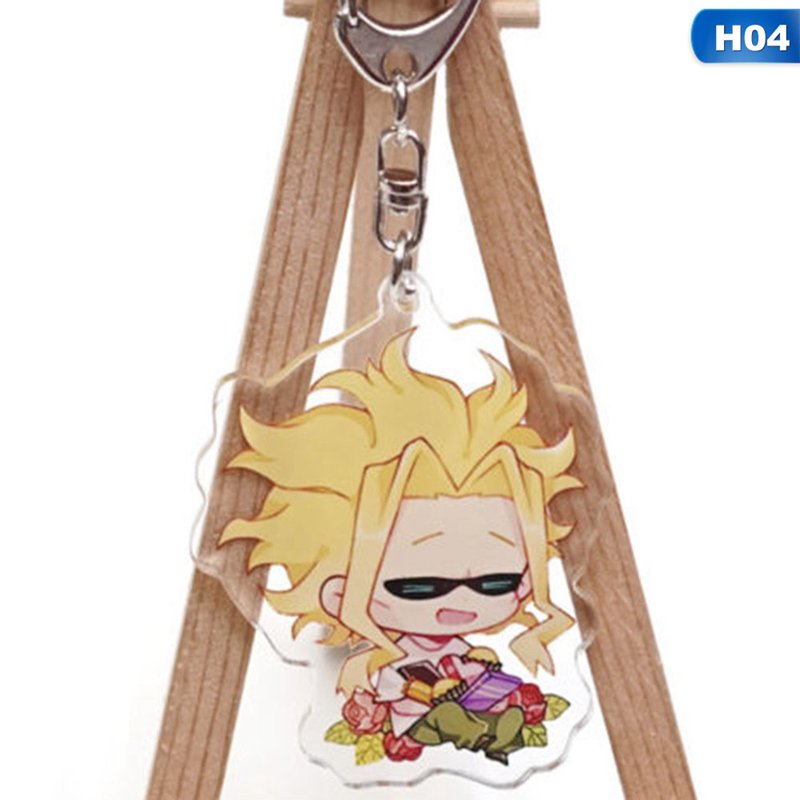 My Hero Academia All Might Acrylic Keychain Keyring Pendant Anime Boku ...
