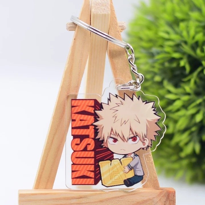 My Hero Academia Chibi Katsuki Bakugou Acrylic Keychain Keyring Pendant ...