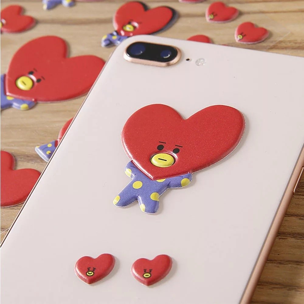 BTS Bangtan Boys BT21 RJ 3D Bubble Stickers Set Scrapbooking Stationery ...