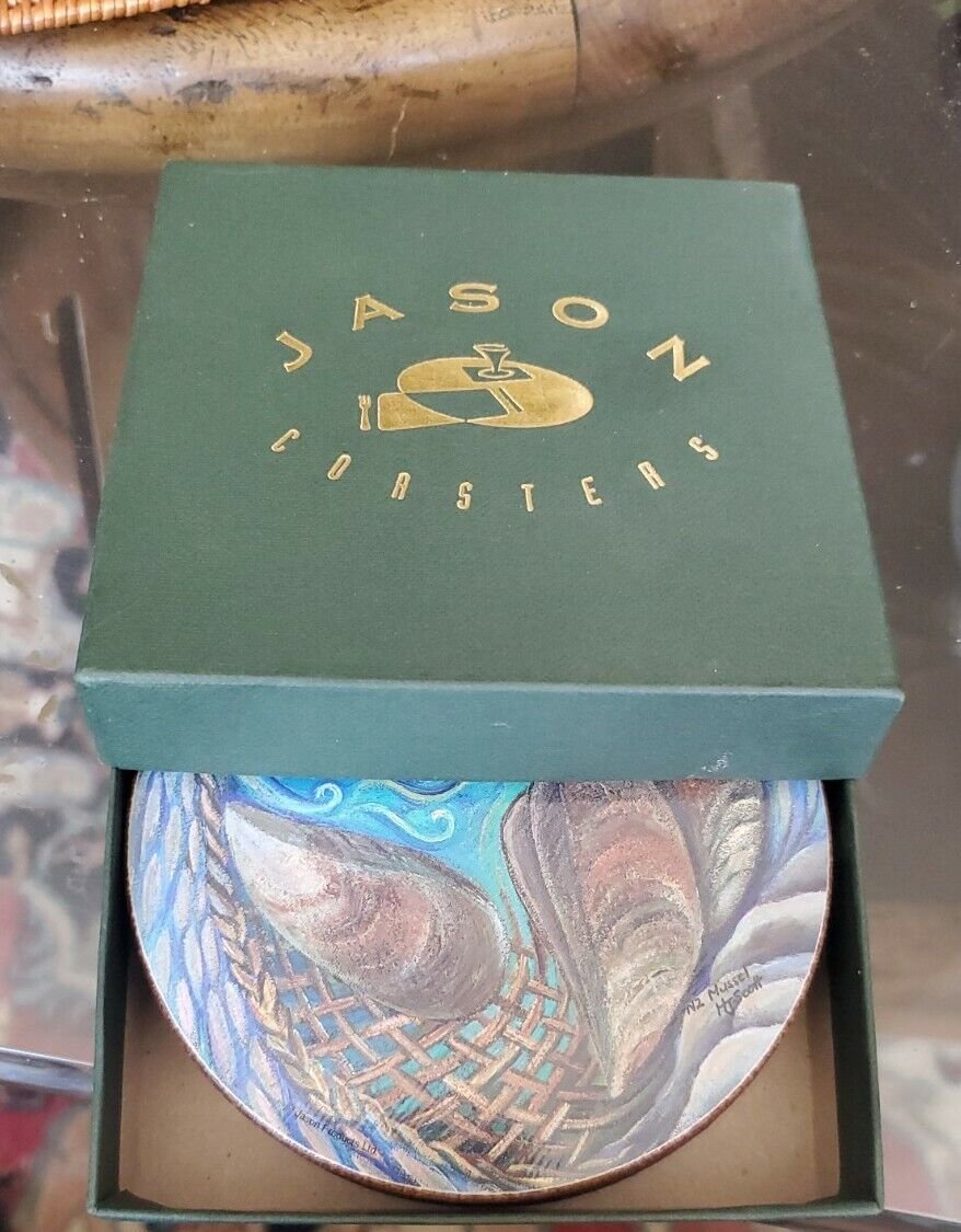 Vintage Jason Coasters Sea Bounty NZ Set Of Six