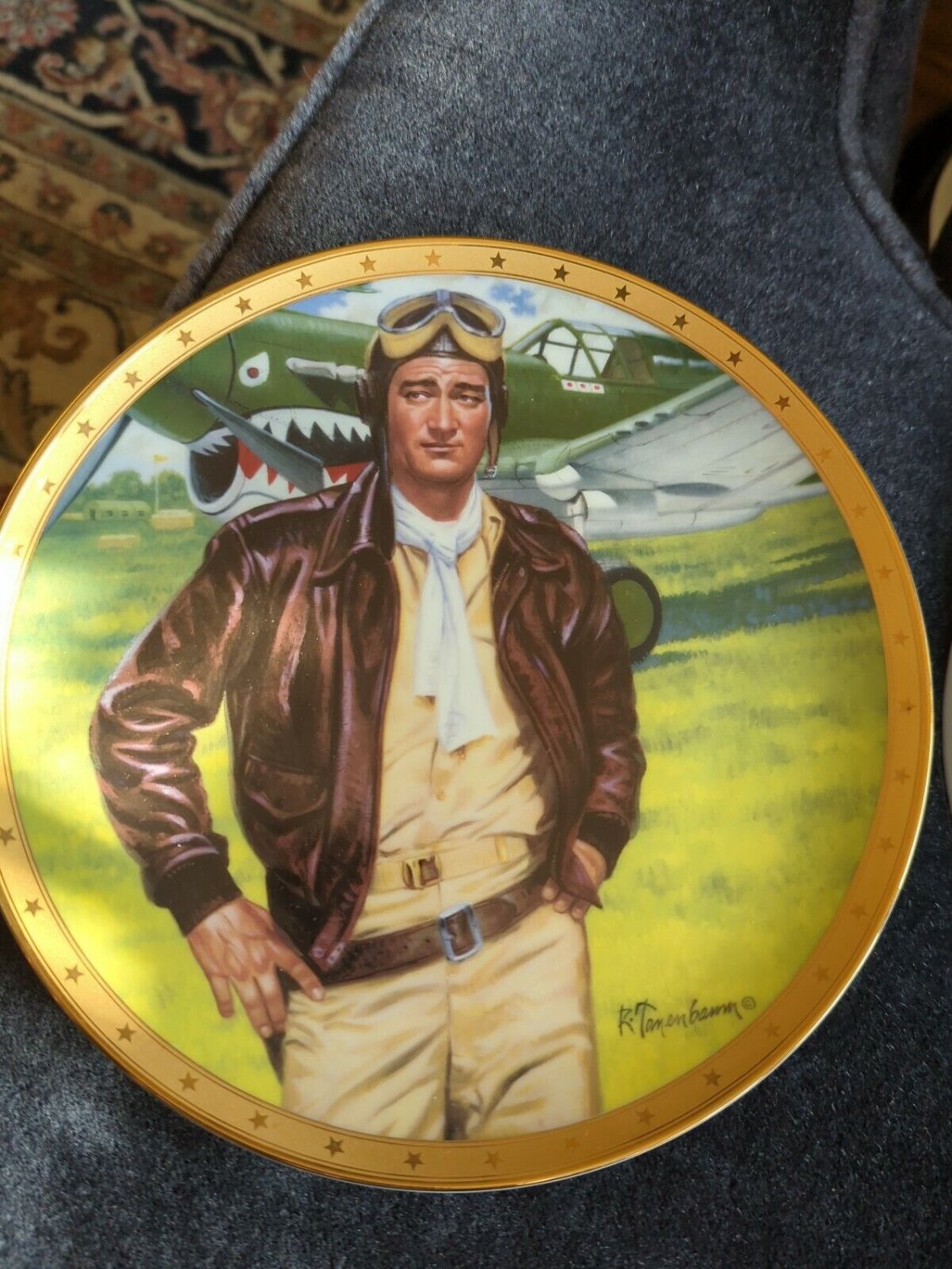 Franklin Mint John Wayne Symbol of Americas Fighter Pilot Robert ...