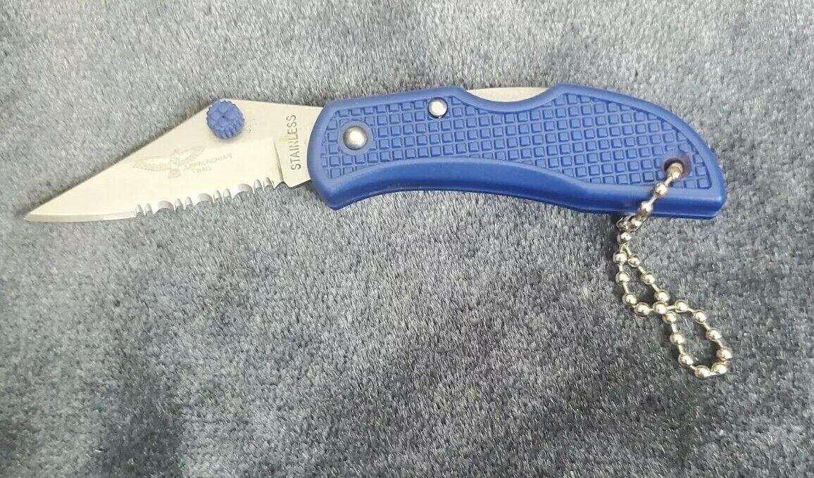 Appalachian Trail Blue Handle Pocket Knife 2 Inch Blade