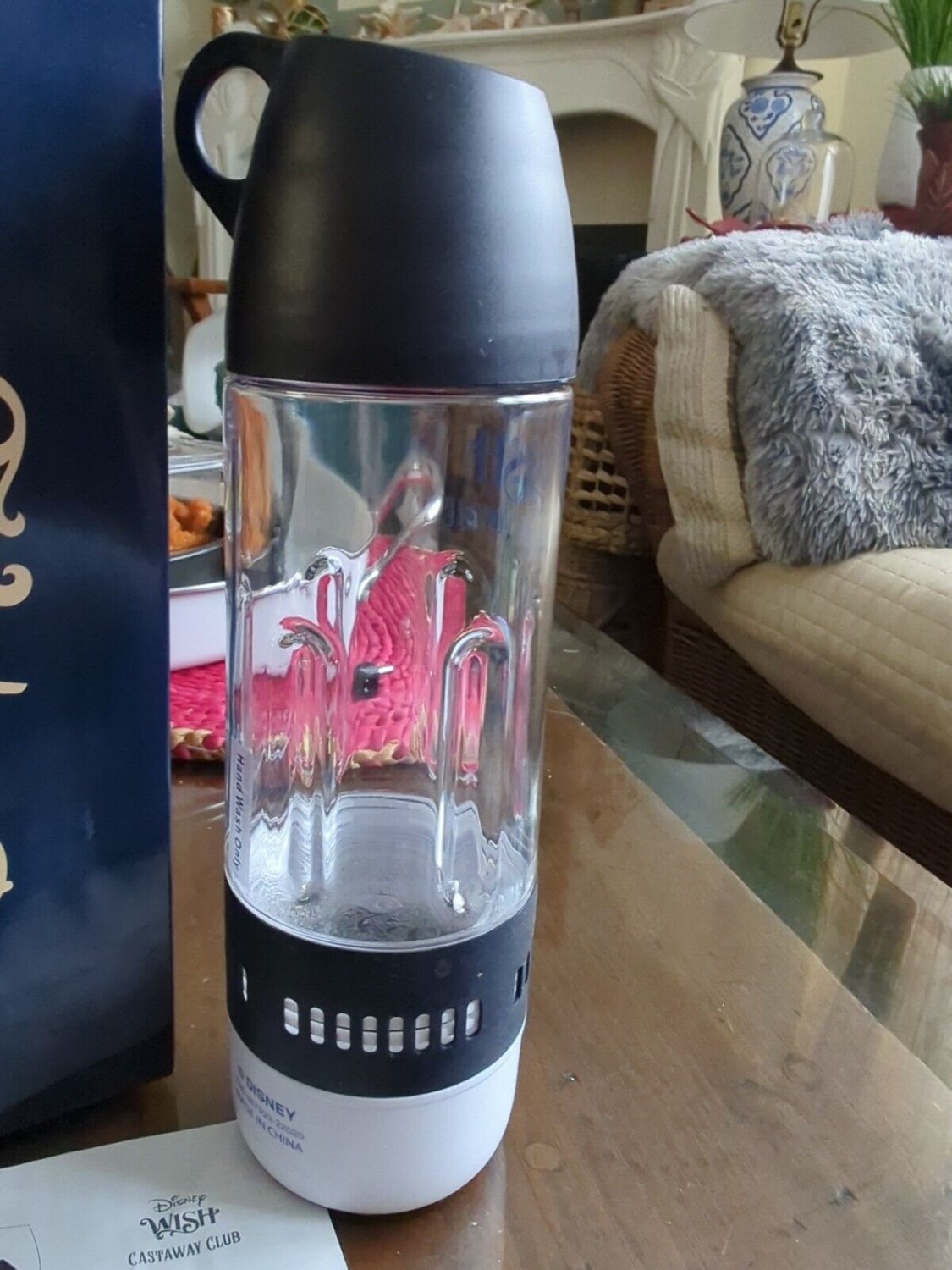 Disney WISH Maiden Voyage Castaway Club Speaker Water Bottle Compass - 2022