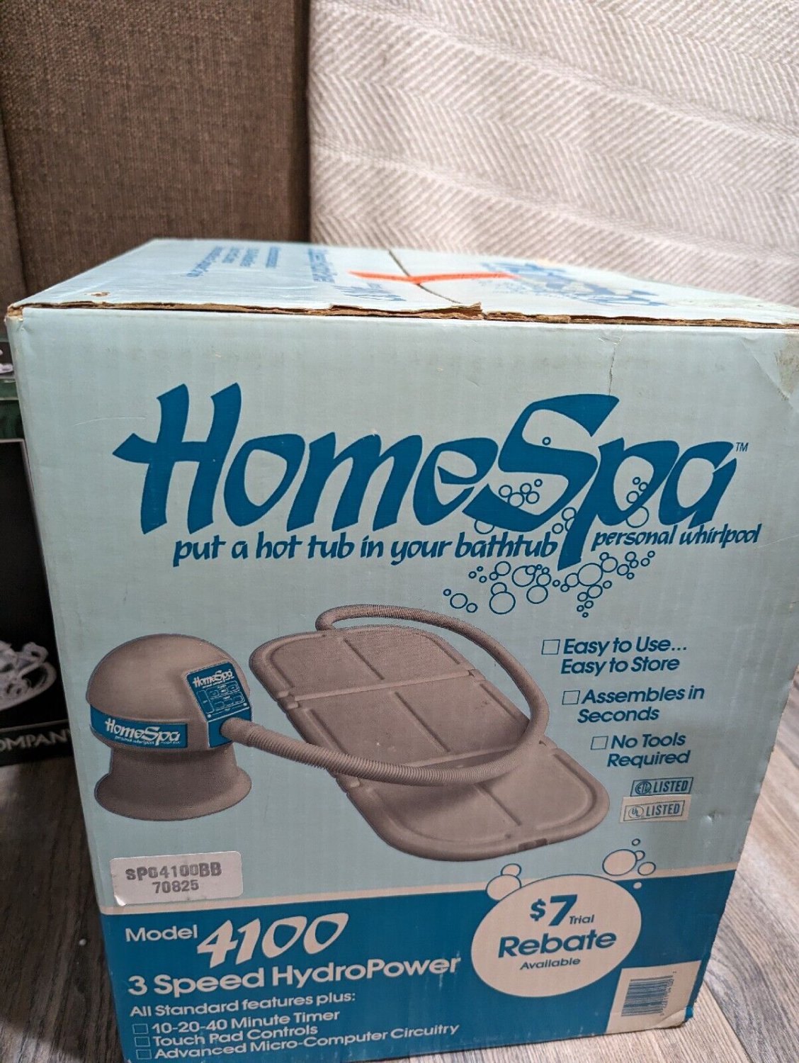 HOME SPA Model 4100 - 3 speed Hydropower Homespa BathTub Accessory new ...