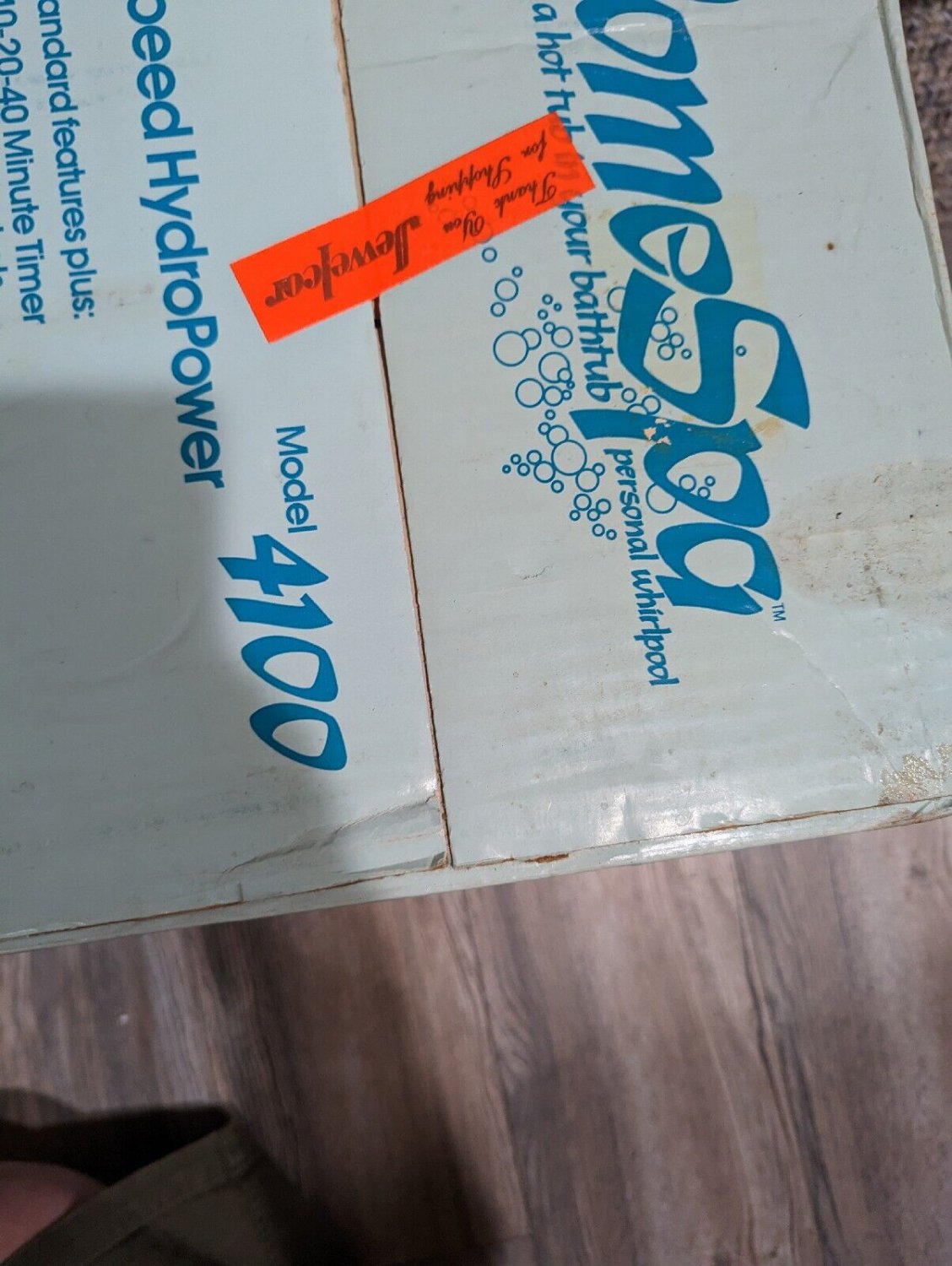 HOME SPA Model 4100 - 3 speed Hydropower Homespa BathTub Accessory new ...