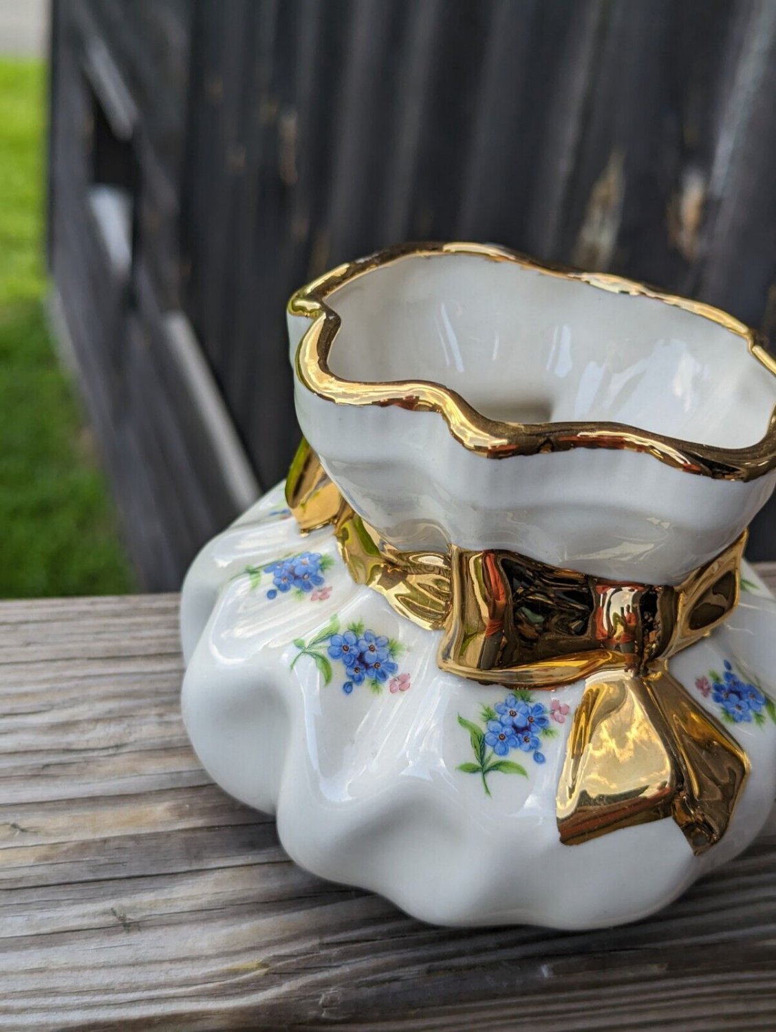 Vintage Odd Shaped Holley Ross Distinguished China With 22k Covered ...