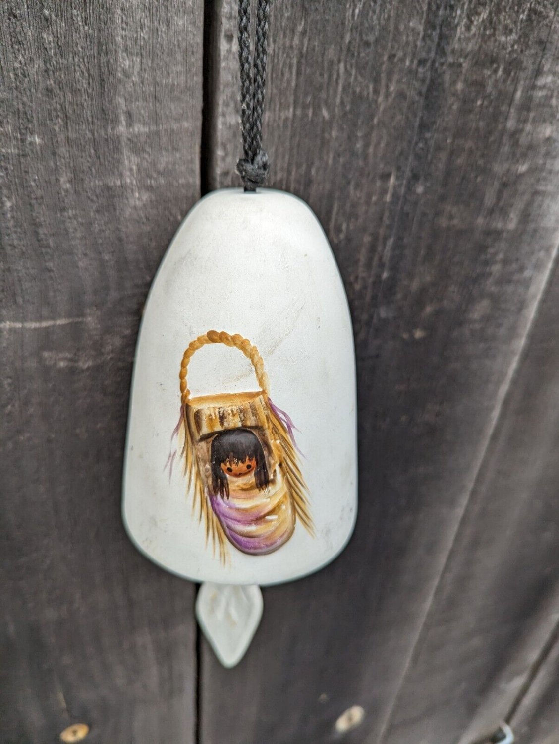 Vintage DeGrazia Native American Pottery Bell WindChime HandPainted ...