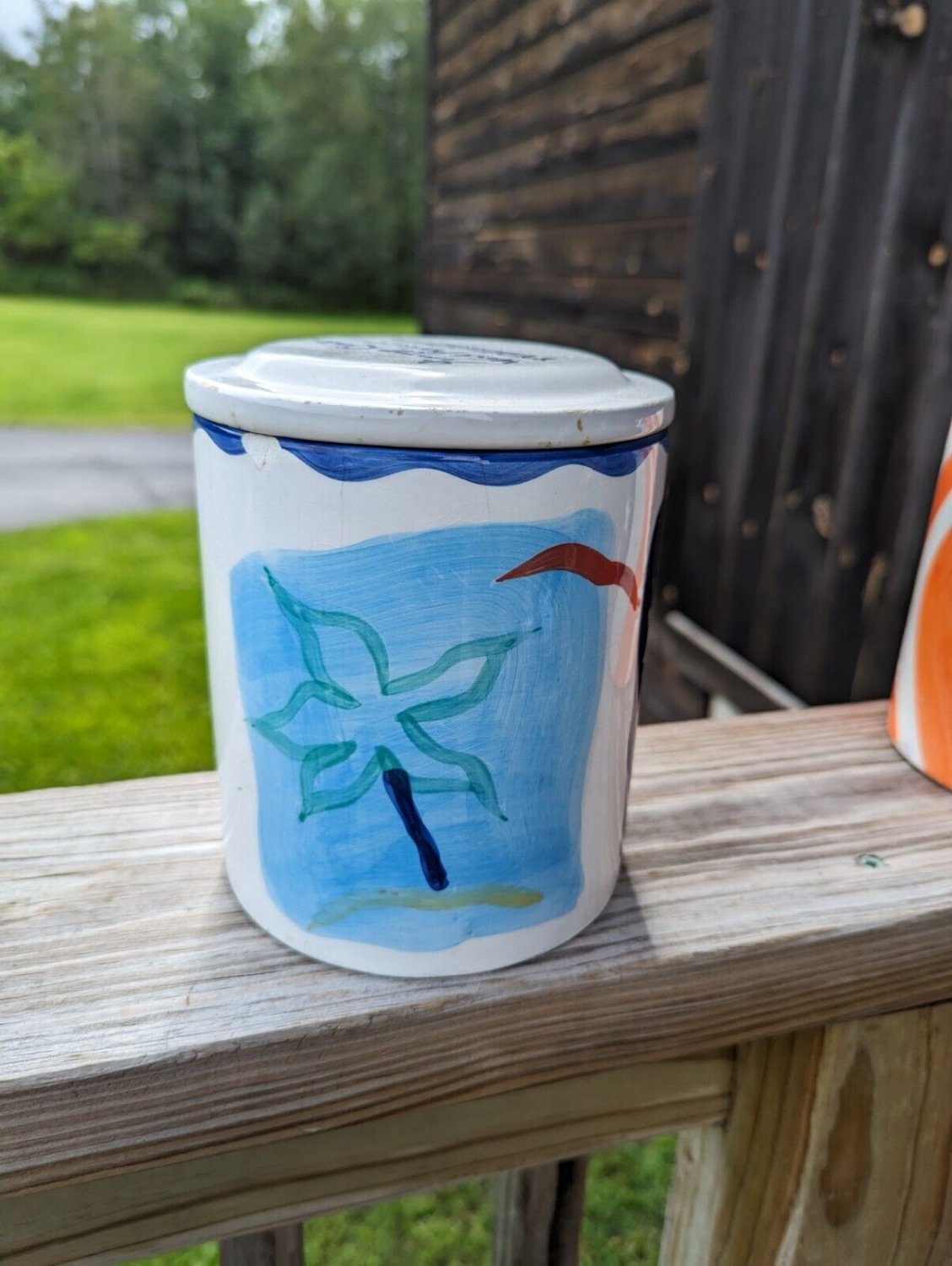 Jimmy Carter Work Project 1999 Cookie Jar W Lid