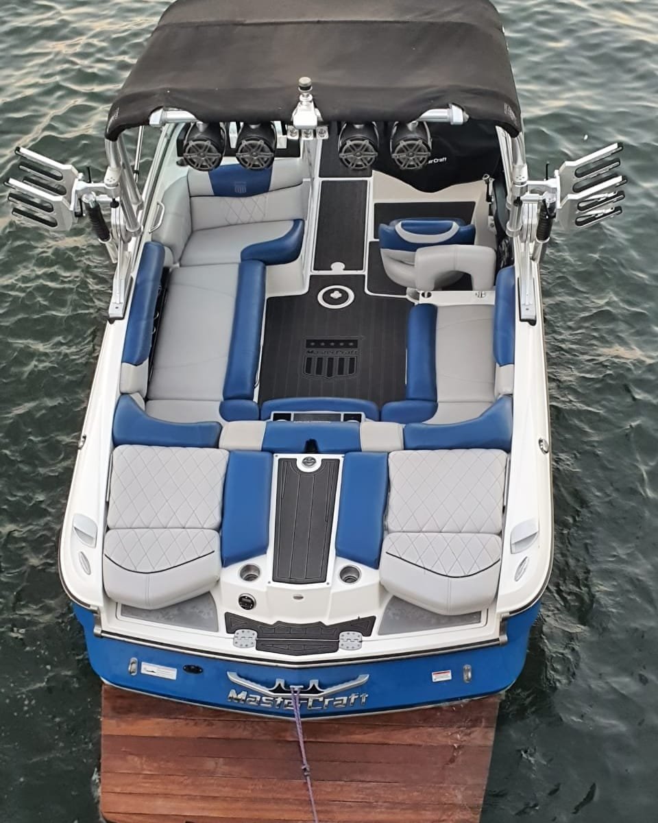 2006-2010 Mastercraft X30 Swim Step Cockpit VERSION 3 Pad Boat EVA Teak ...