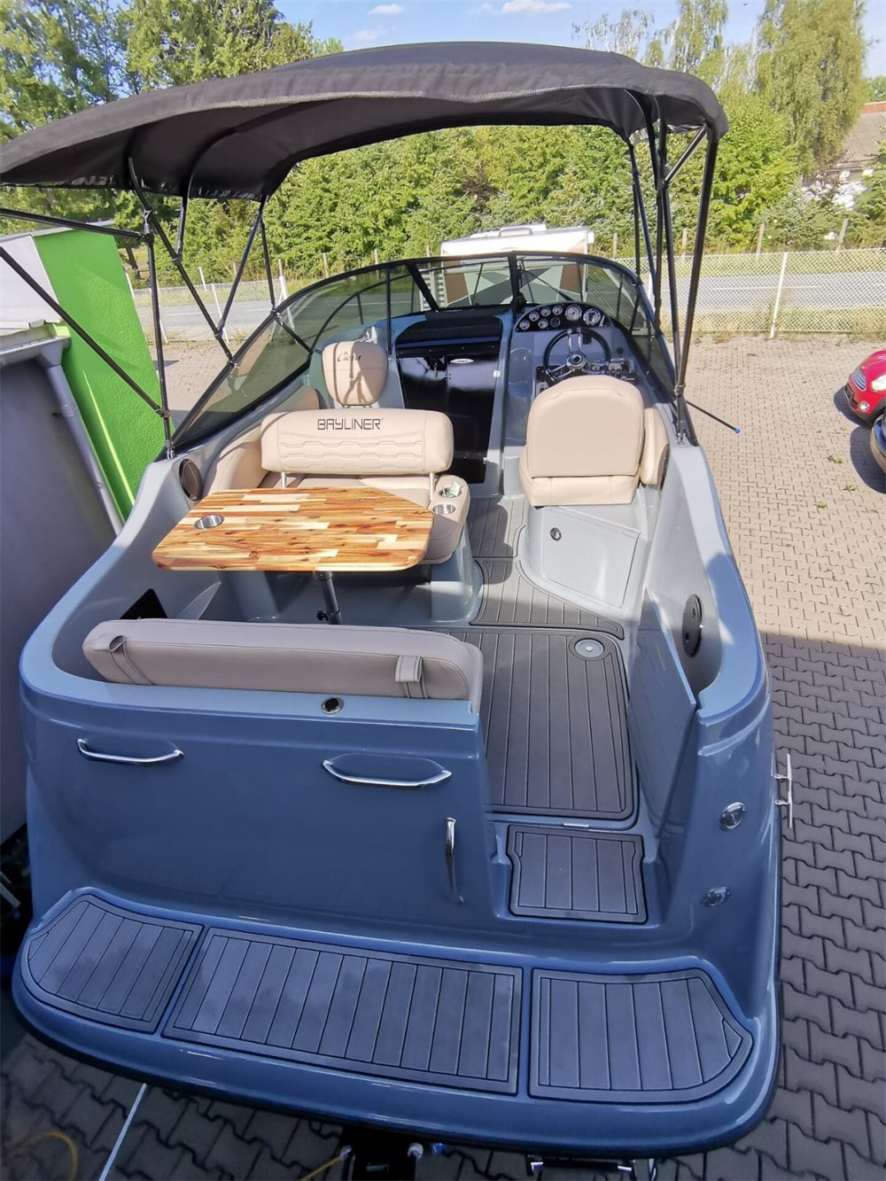 2002 Bayliner 2455 Swim Platform Cockpit Boat EVA Foam Teak Deck Floor ...