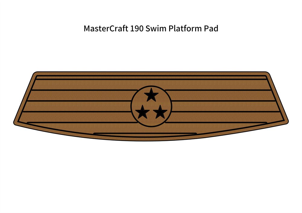 MasterCraft 190 Swim Platform Step Boat EVA Foam Faux Teak Deck Floor ...