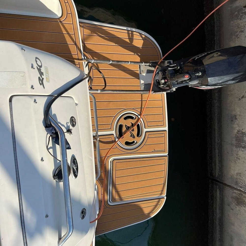 2017 Sea Ray 400 Sundancer Swim Platform Cockpit Pad Boat EVA Foam Teak ...