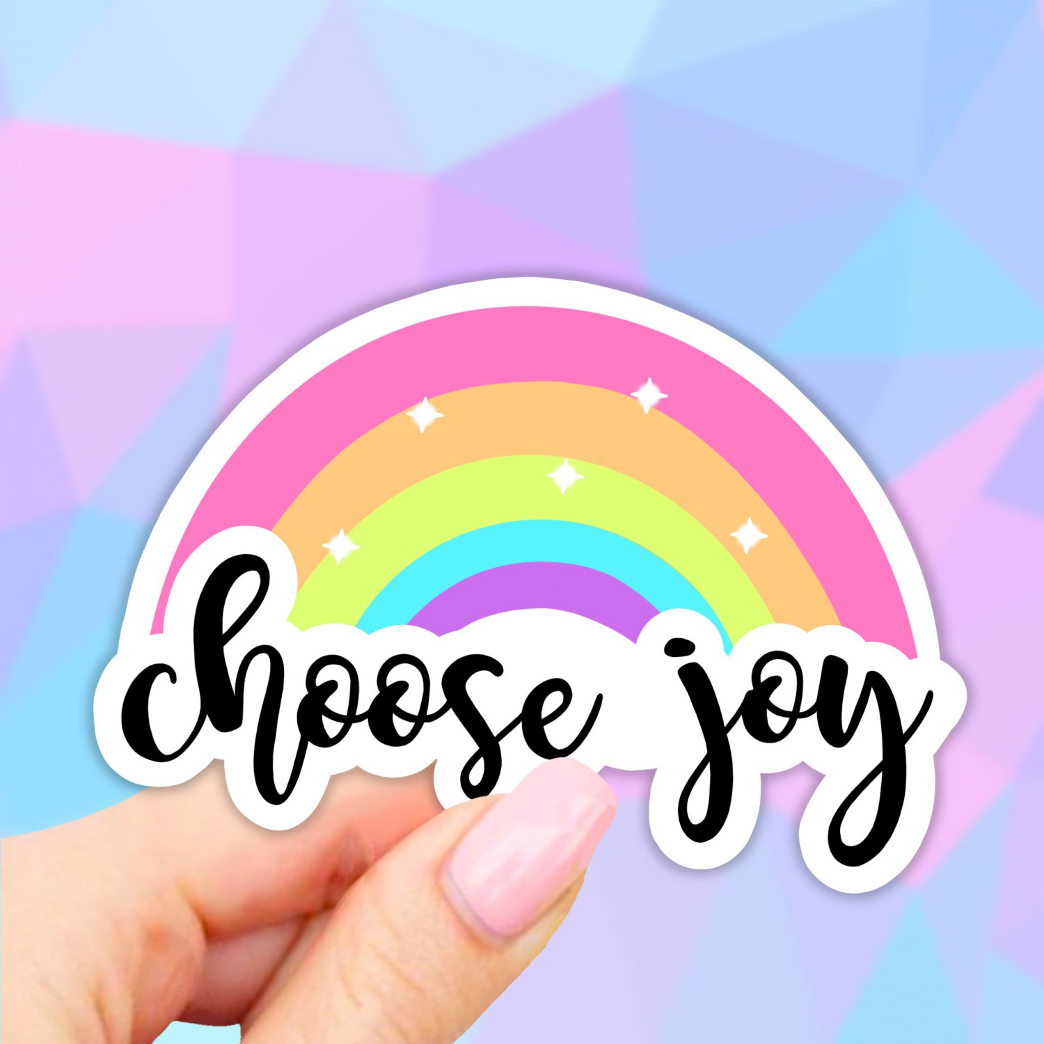 Choose Joy Laptop Stickers, Vinyl, Aesthetic stickers, car decal ...
