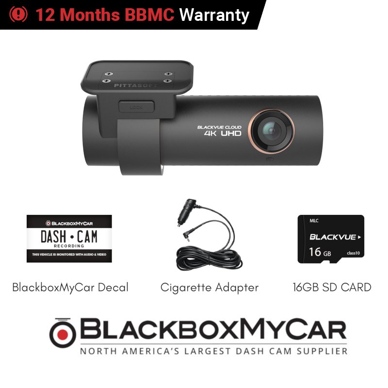 BlackVue DR900S-1CH 4K Ultra HD 2160P Dash Cam 32GB (Authorized Dealer)