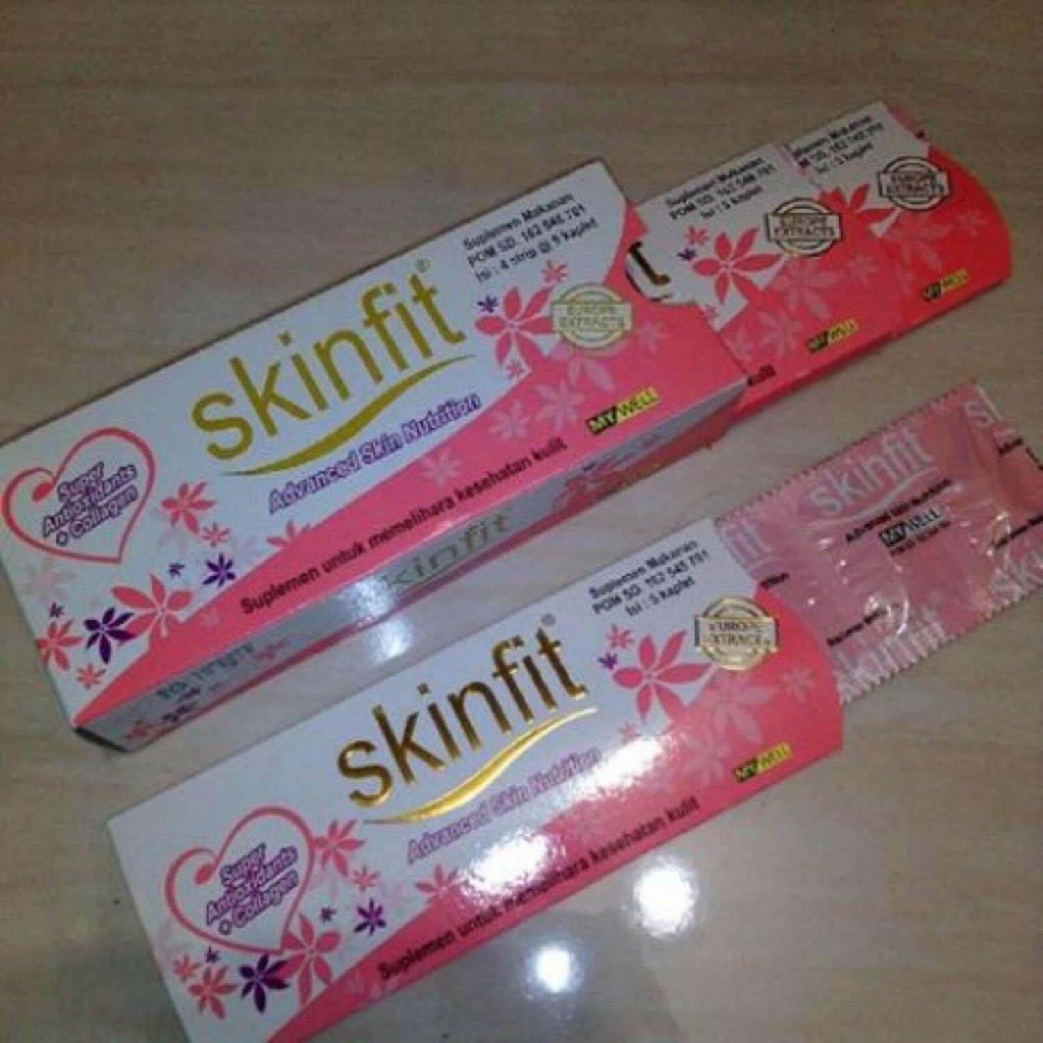 Skinfit skin nutrition supplement with Collagen content and extract of ...